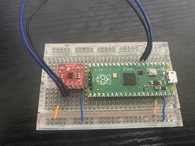 Raspberry Pi Picoで加速度センサ(MMA8452Q)を動かしてみた